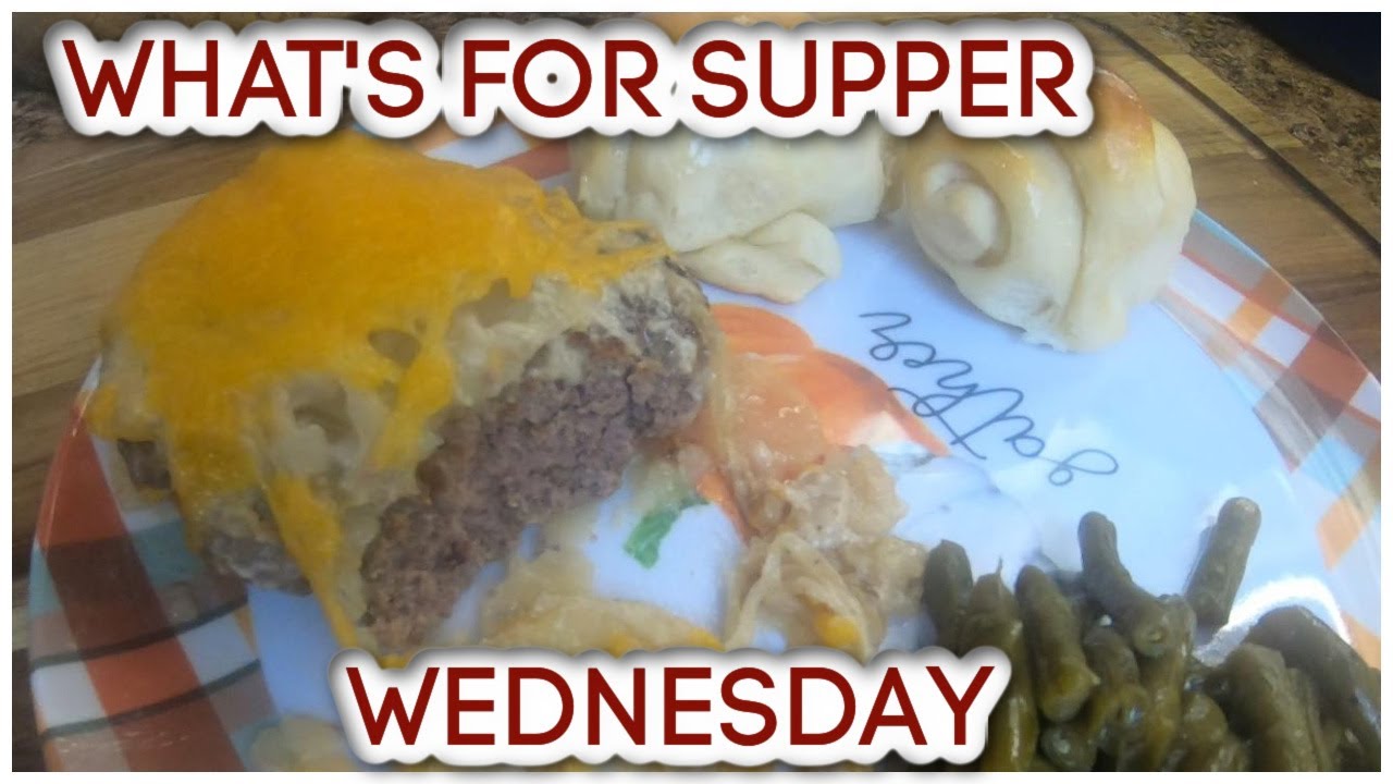 WHAT'S FOR SUPPER WEDNESDAY | AMISH HAMBURGER STEAK BAKE - YouTube