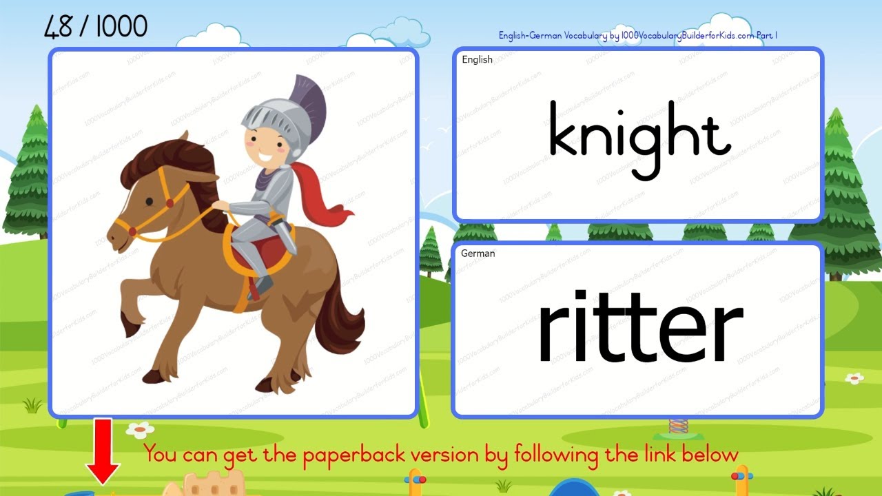 1000 English-German Vocabulary Words You Should Know : Online lerne ...