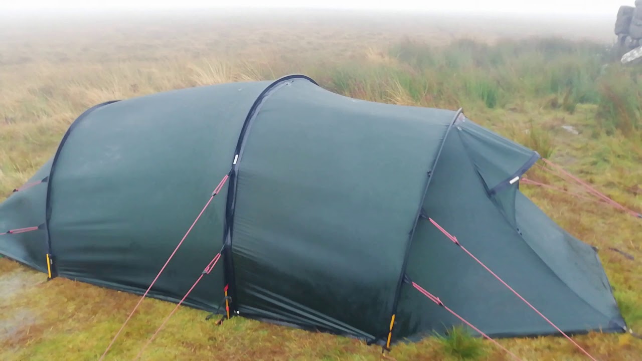 Hilleberg Nallo 3 GT, Extreme Weather, Dartmoor, November 2020 - YouTube