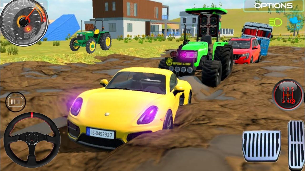Real Tractor Farming Simulator 2024 - Harvester Tractor Driving ...
