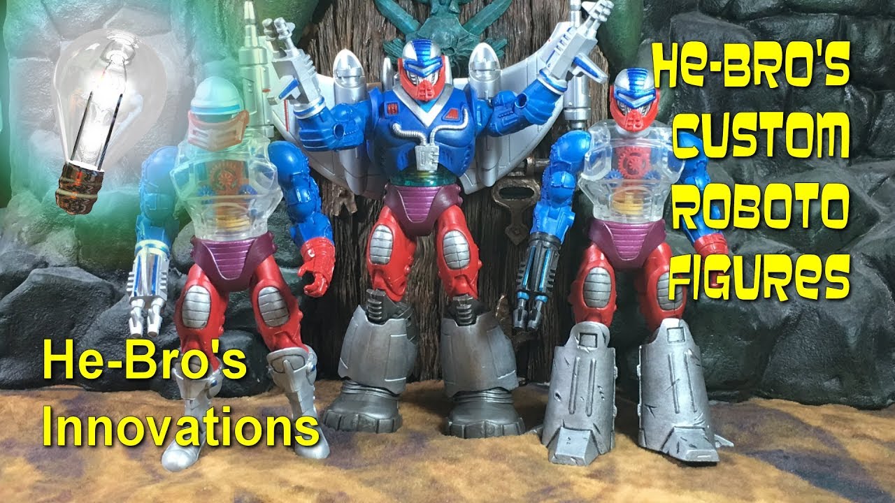 He-Bro's Custom Roboto Figures - YouTube