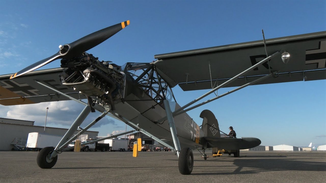 Fieseler Fi 156 Storch - Argus AS 10C ENGINE RUNUP | Flying Heritage ...