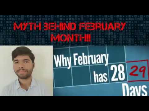 Why February has 28 days? Story of Calendar ! - YouTube