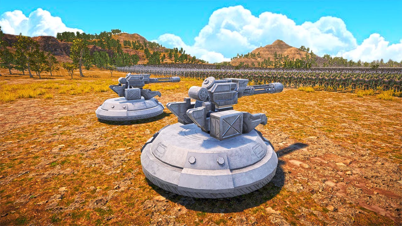 BMD 4m Turret, Space Marine & RAMBO vs 3 Million Mutant ARMY !! UEBS 2 ...