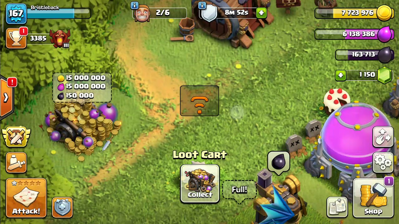 How to fix loot cart bug on clash of clans - YouTube
