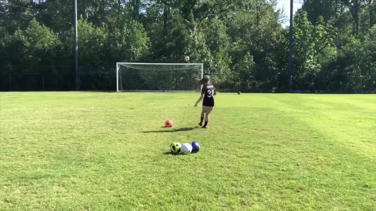 Allison left foot benders 25 yards - YouTube