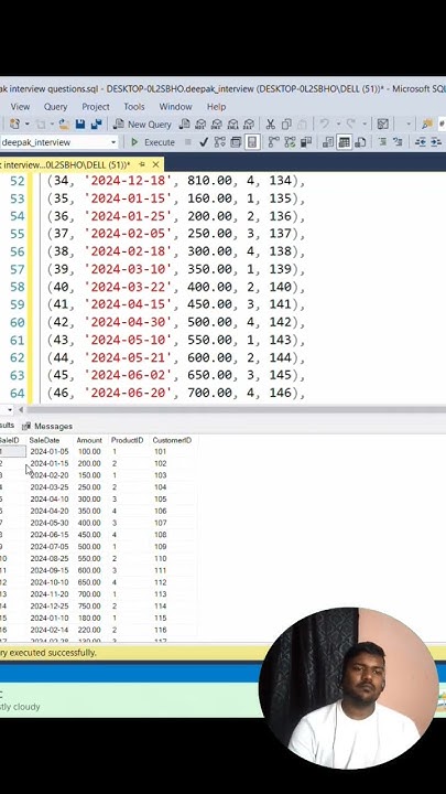 Sql Interview Question Coding Sql Dataanalysis Leetcode Interviews Shorts Youtube