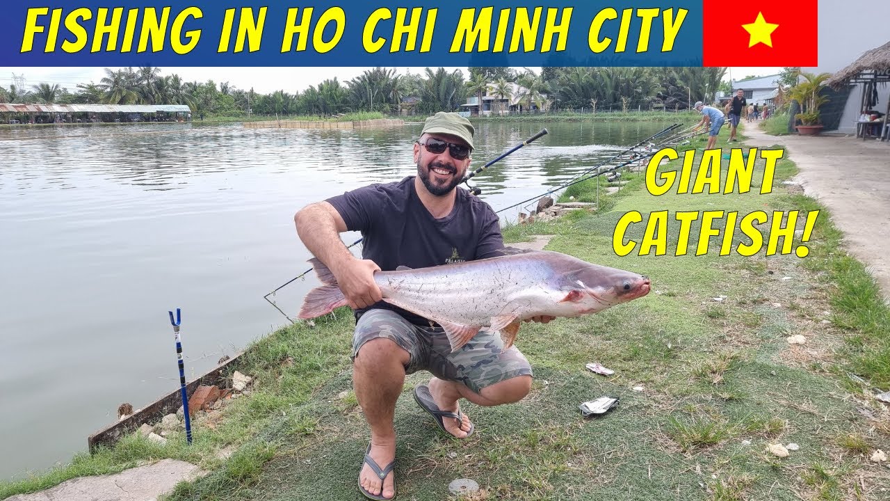 Inner City Giant Catfish! Fishing in Ho Chi Minh City - YouTube