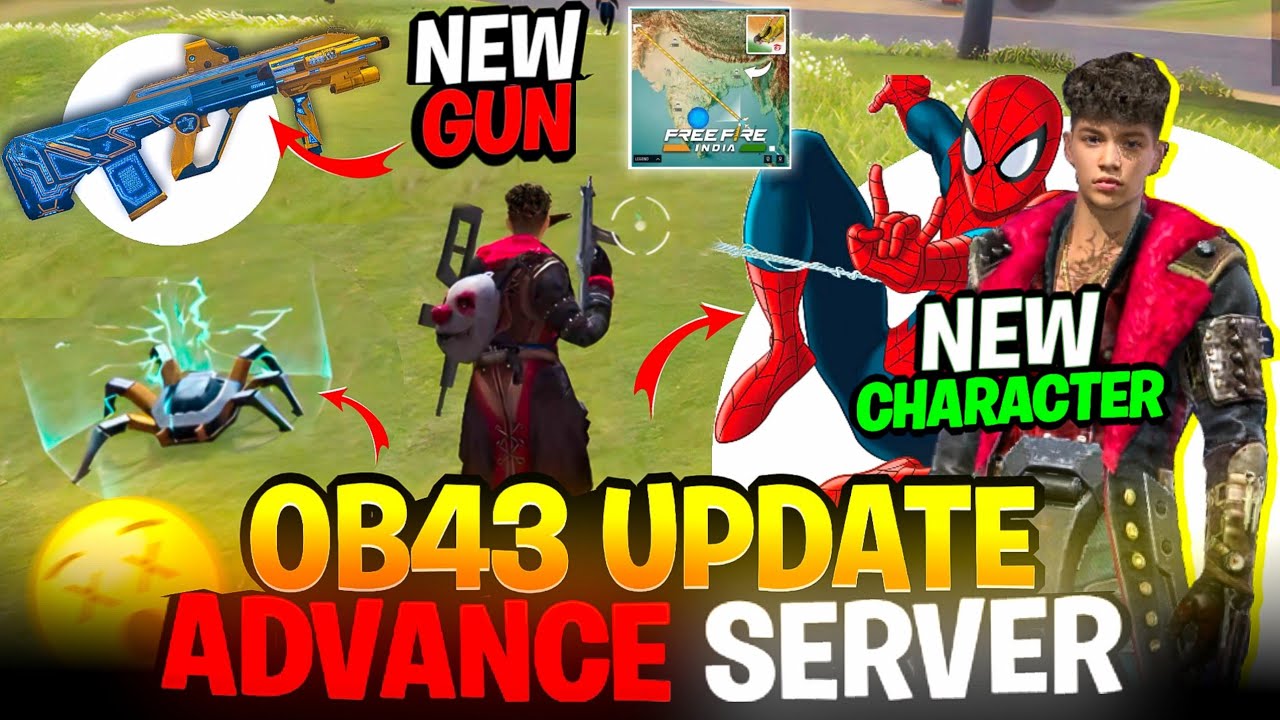 OB43 SHOCKING UPDATE - New GUN -New MAP 2.0 😳 New SPIDER-MAN🕷️ ...
