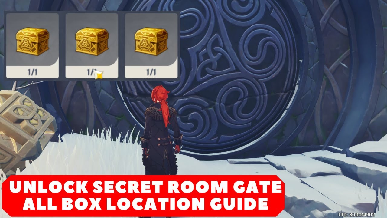 Open Secret Room Gate! All 3 Box Location Genshin Impact - YouTube