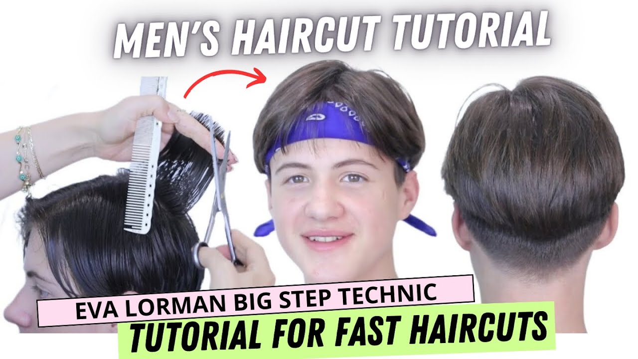 Men's Haircut Tutorial 2023 | How to Cut a K-Pop Haircut Step by Step ...