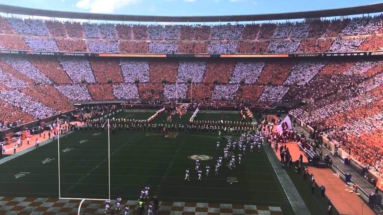 Neyland Stadium Checkerboard