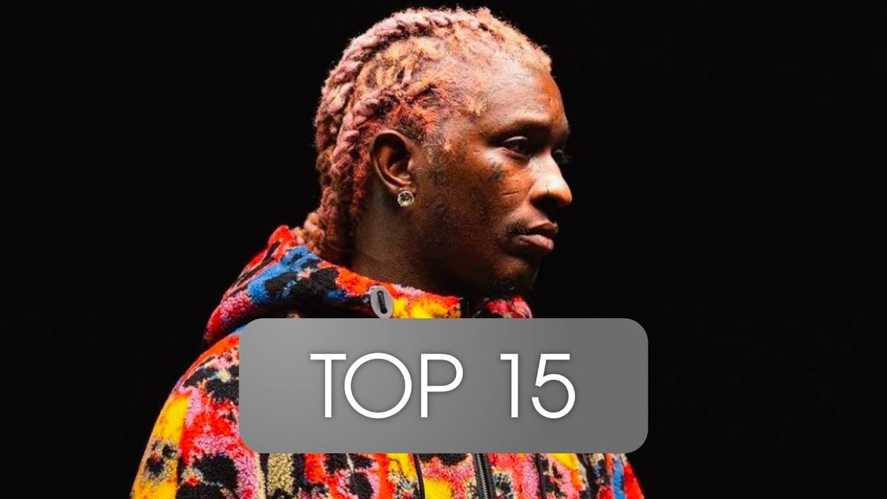 Top 15 Most streamed YOUNG THUG Songs (Spotify) 26. March 2022 - YouTube