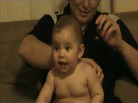 Baby Alexa gets a backtickle