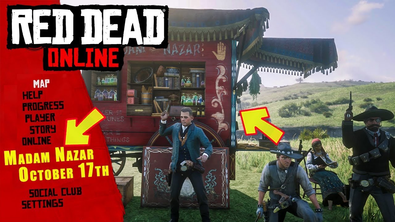 MADAM NAZAR LOCATION TODAY FOR OCTOBER 17th - EMERALD RANCH - YouTube