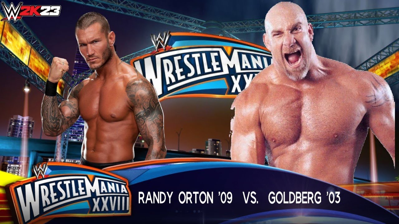 Full Match - Randy Orton '09 vs. Goldberg '03: WrestleMania 28|WWE 2K23 ...