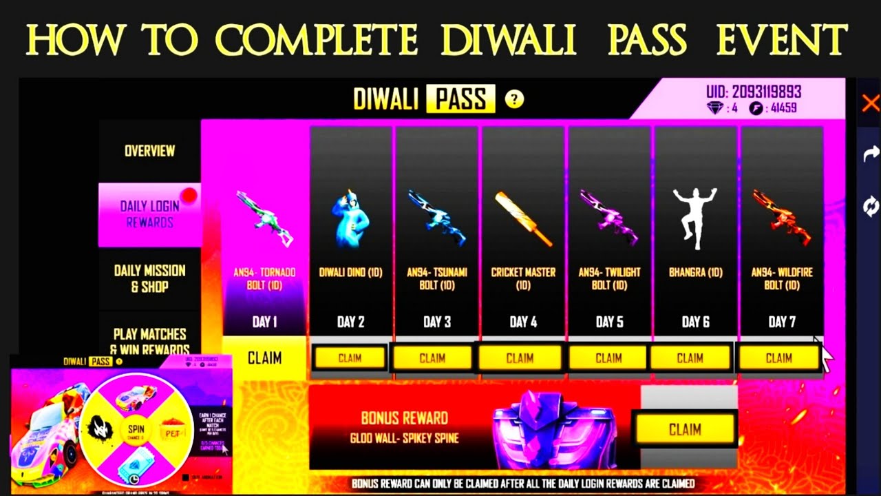 How to the complete Diwali pass event | Diwali pass event kaise ...