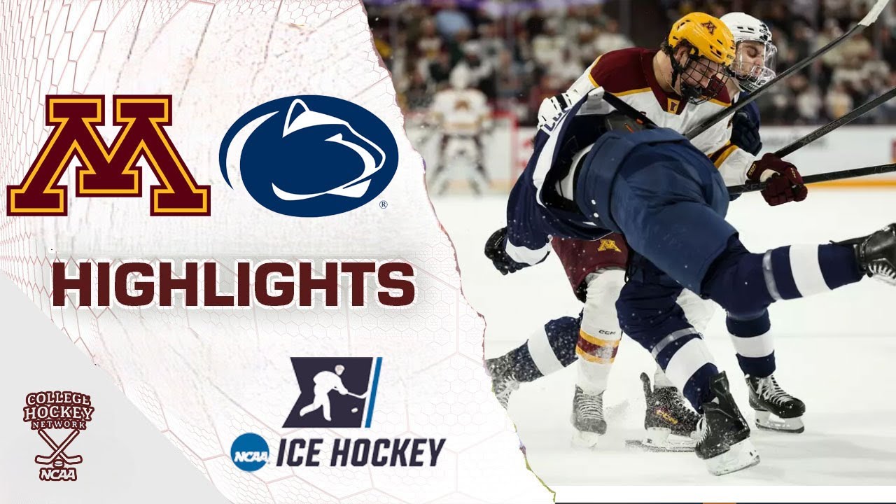Penn State vs Minnesota | NCAA College Hockey Highlights | November 21 ...