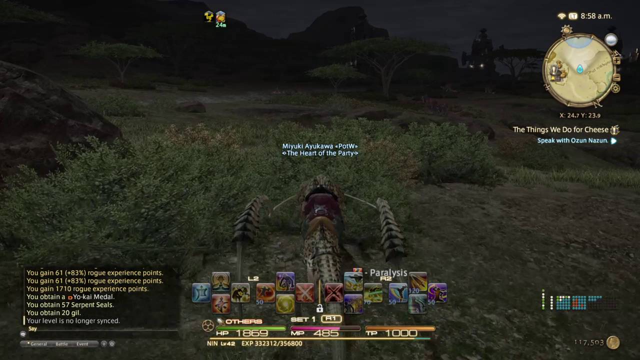 FINAL FANTASY XIV COEURL MOUNT GLIDE GLITCH - YouTube