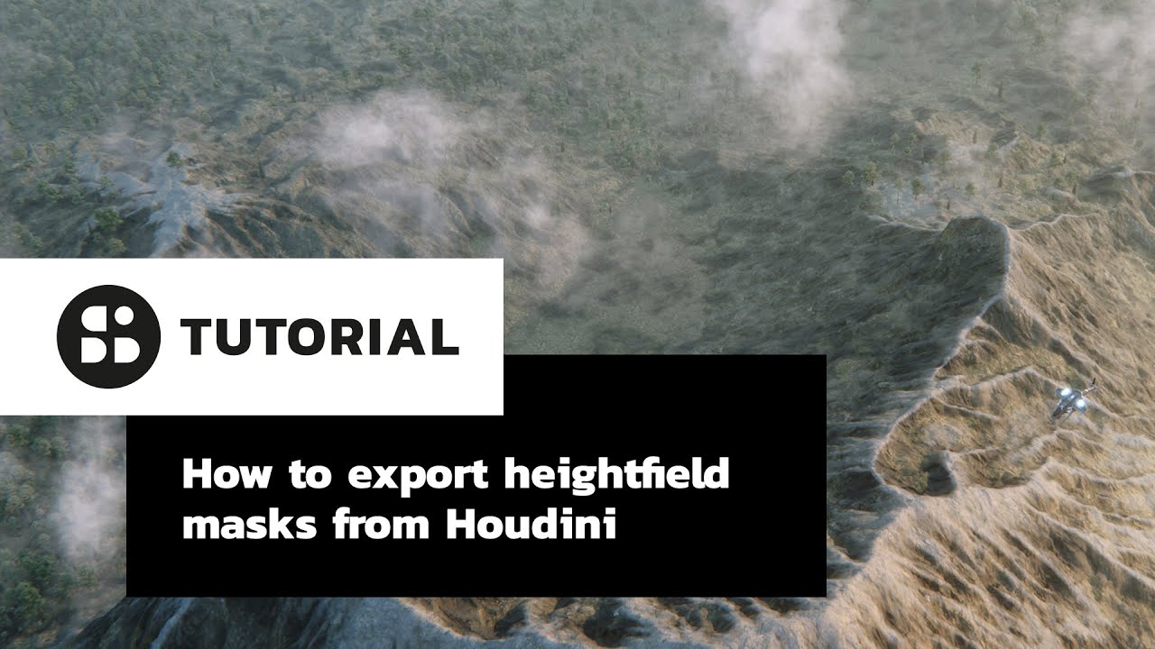 How to export heightfield masks from Houdini - YouTube