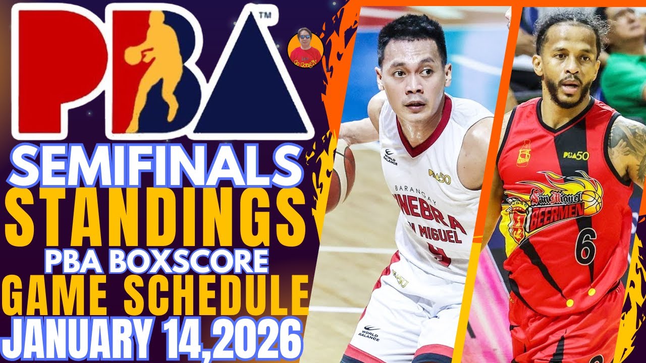PBA SEMIFINALS LATEST TEAM STANDINGS JANUARY 11,2026|PBA BOXSCORE|PBA ...