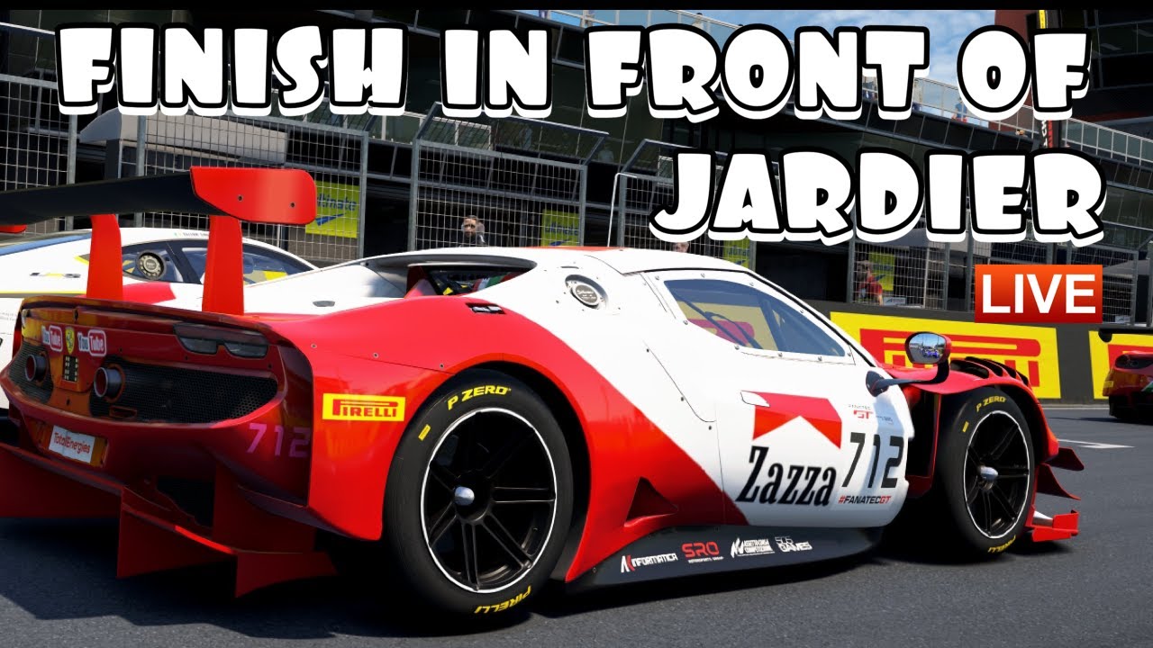 🔴LIVE - Can I FINISH in front of JARDIER? | Assetto Corsa Competizione ...