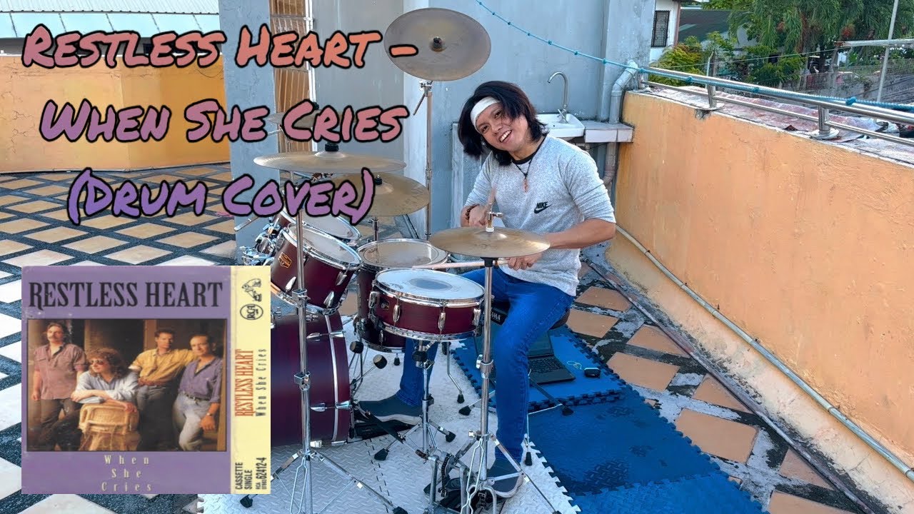Restless Heart - When She Cries (Drum Cover) - YouTube