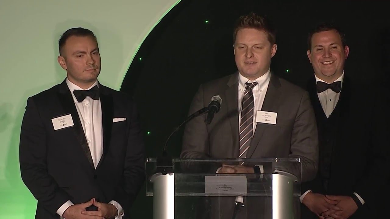 Ian Runyon (MOBI) Accepts Company Culture of the Year Award - YouTube