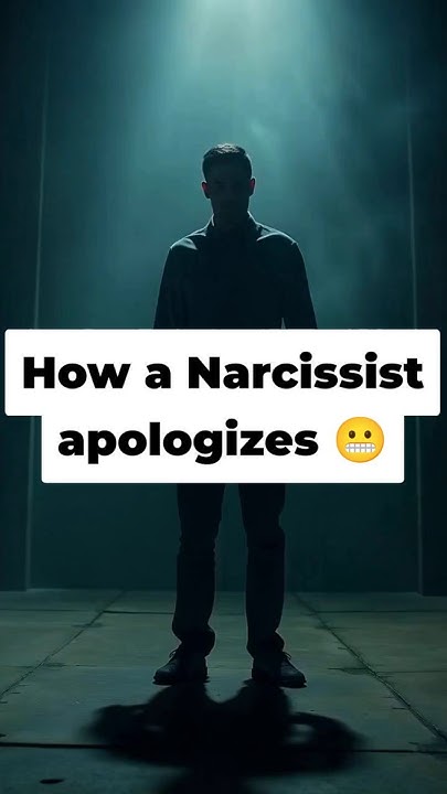How does a Narcissist (Fake) Apologize? #narcissist #narcissism #mentalhealth #therapy - YouTube