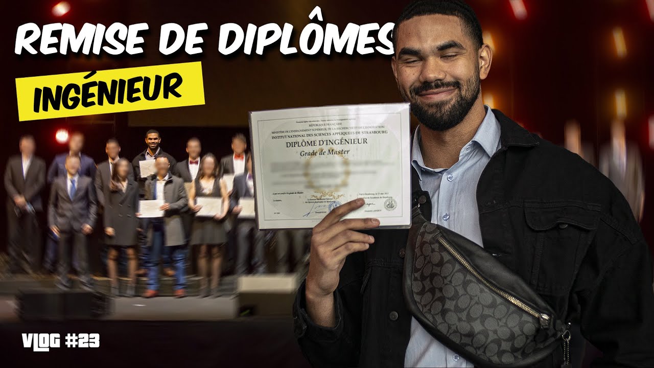 VLOG #23 - CÉRÉMONIE DE REMISE DE DIPLÔMES INSA 2021 | OFFICIELLEMENT ...