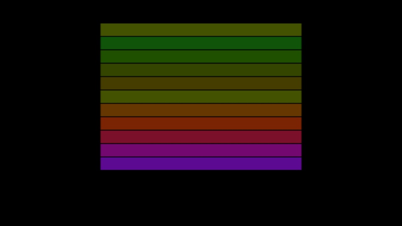Atari 2600 Rainbow Test - YouTube