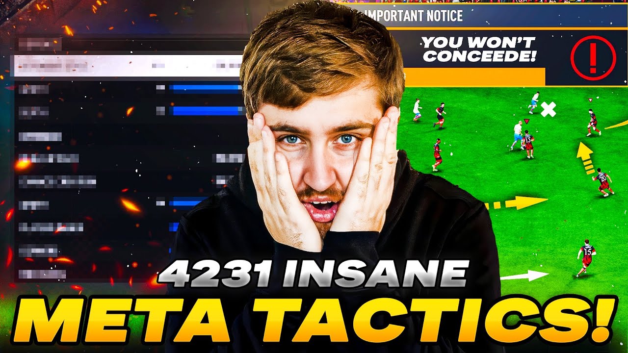 EA FC META 4231 CUSTOM TACTICS! - YouTube