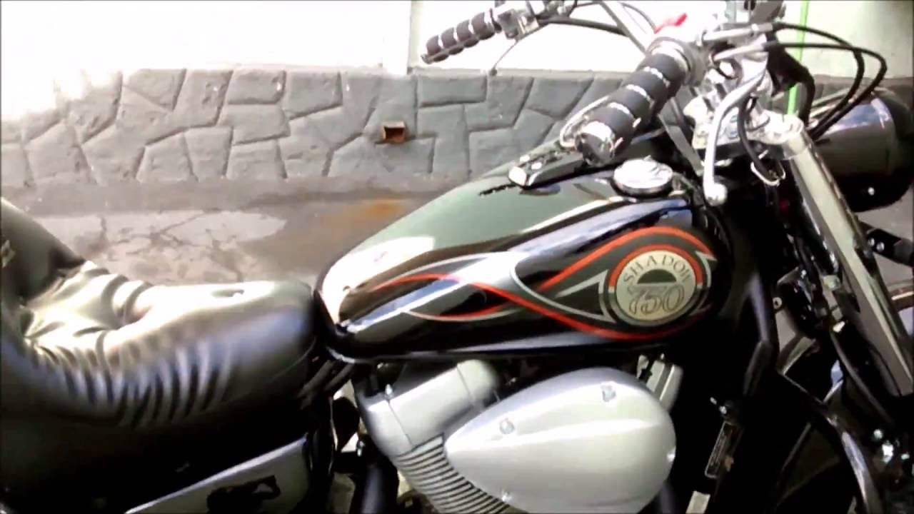 Revitalização e personalização HONDA Shadow 750 - YouTube