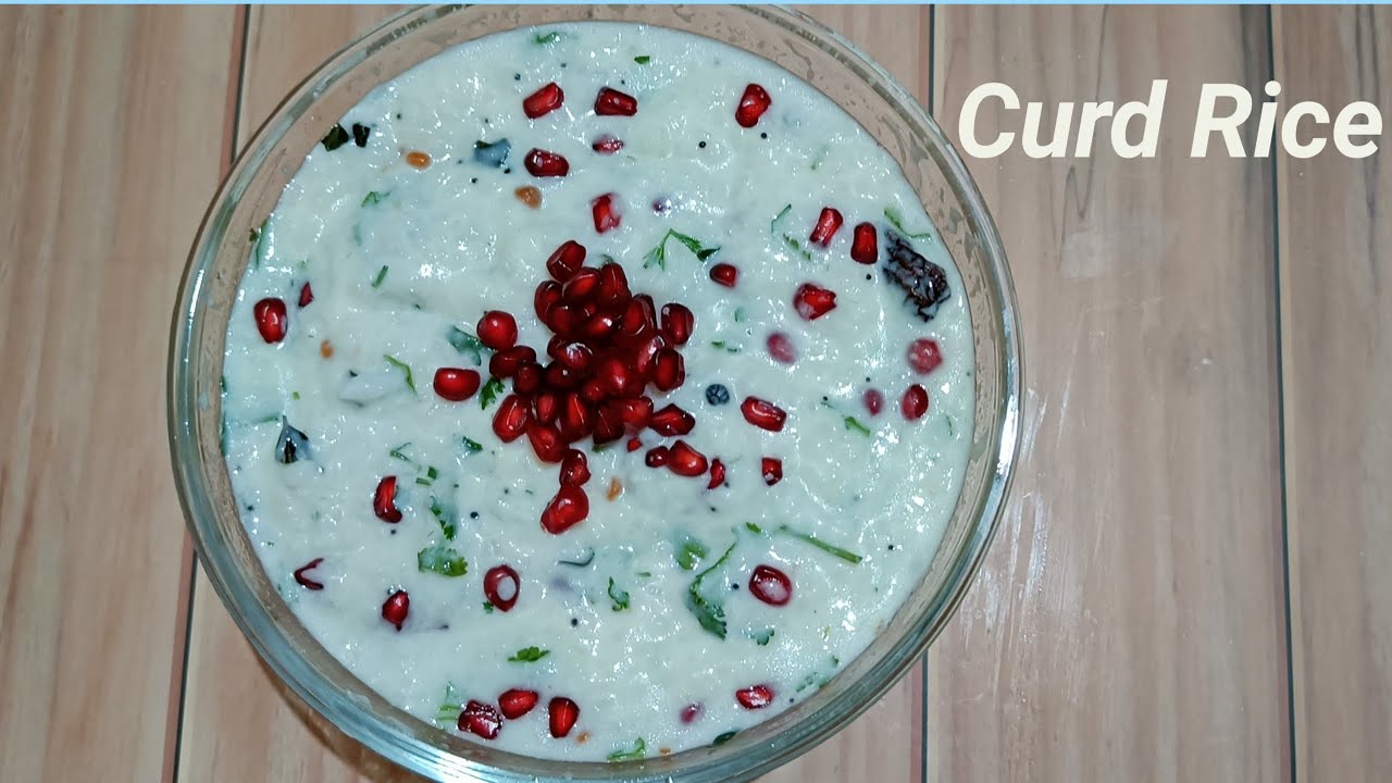 Temple Style Curd Rice Recipe | Quick Lunch Recipe | Super tasty Curd ...