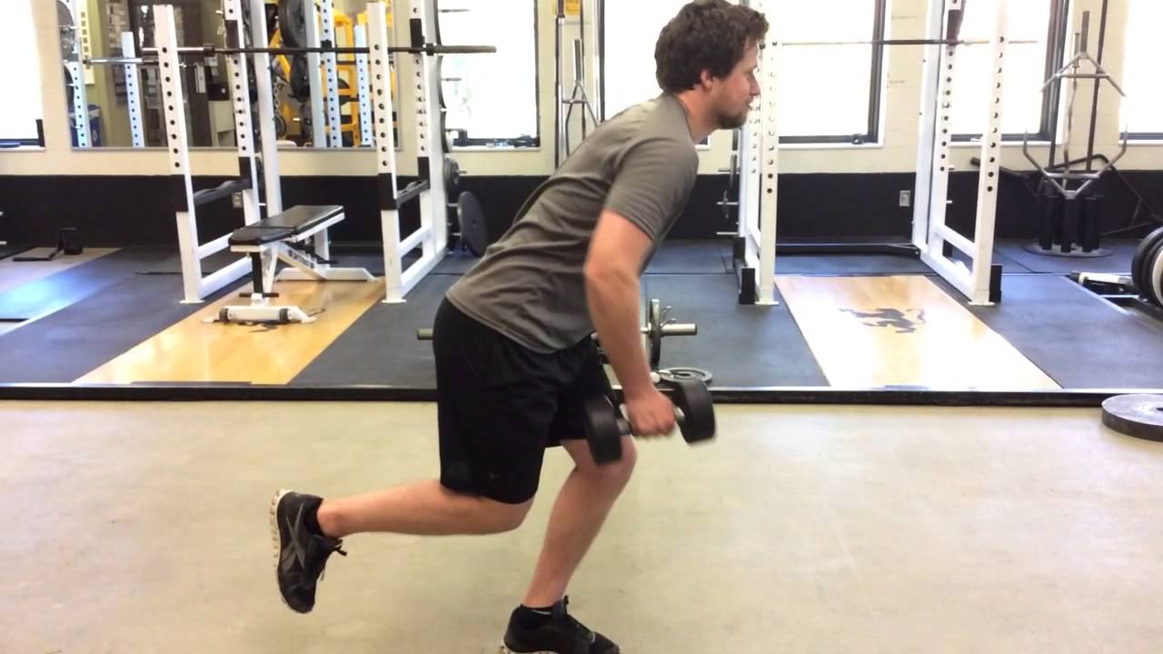 1 Arm 1 Leg DB Row - YouTube
