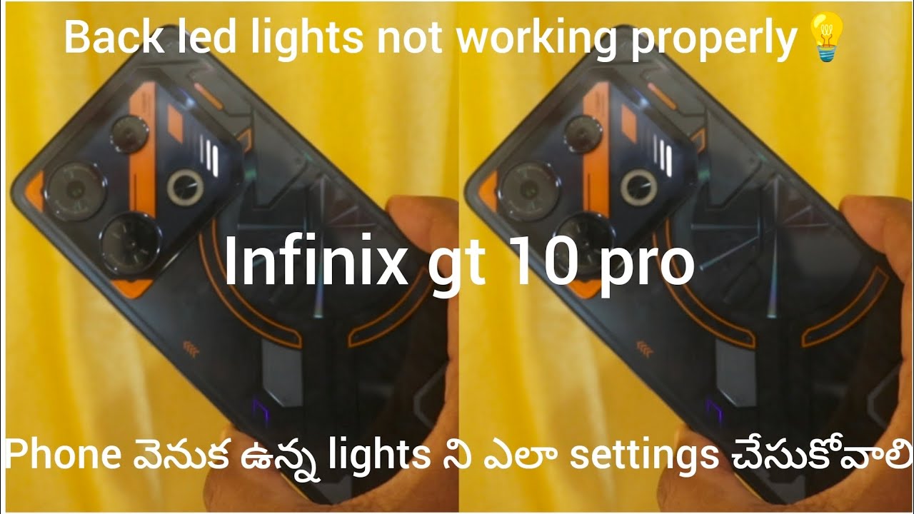 Infinix GT 10 Pro Back Lights Not Working, Detailed Information || In ...