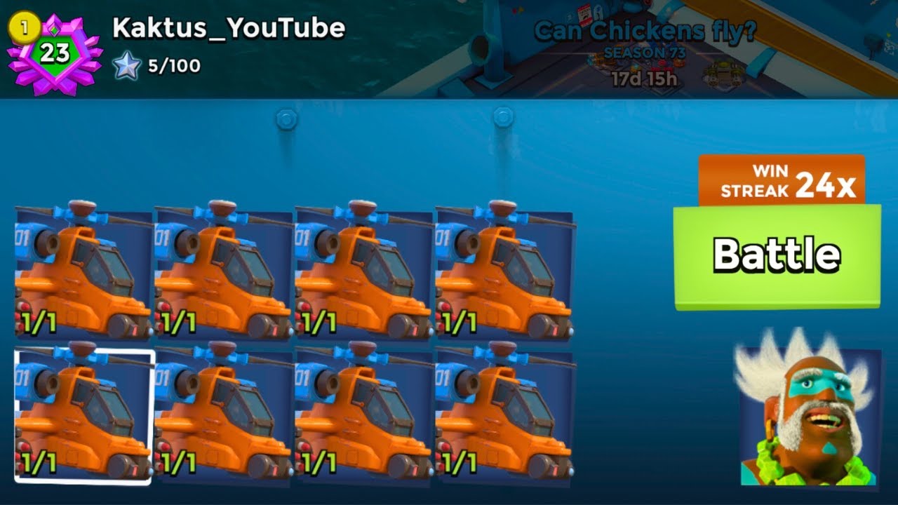 Easy Wins with Rocket Choppa to Rank 23 - Season 73 (Boom Beach) - YouTube