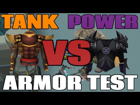 Tank Armor VS Power Armor: DPS and Defence Test [Runescape 2014] - YouTube