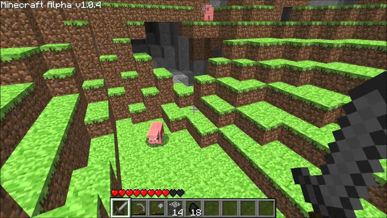 Minecraft Alpha HARD Mode Episode 1 w/ brickboy226 - YouTube