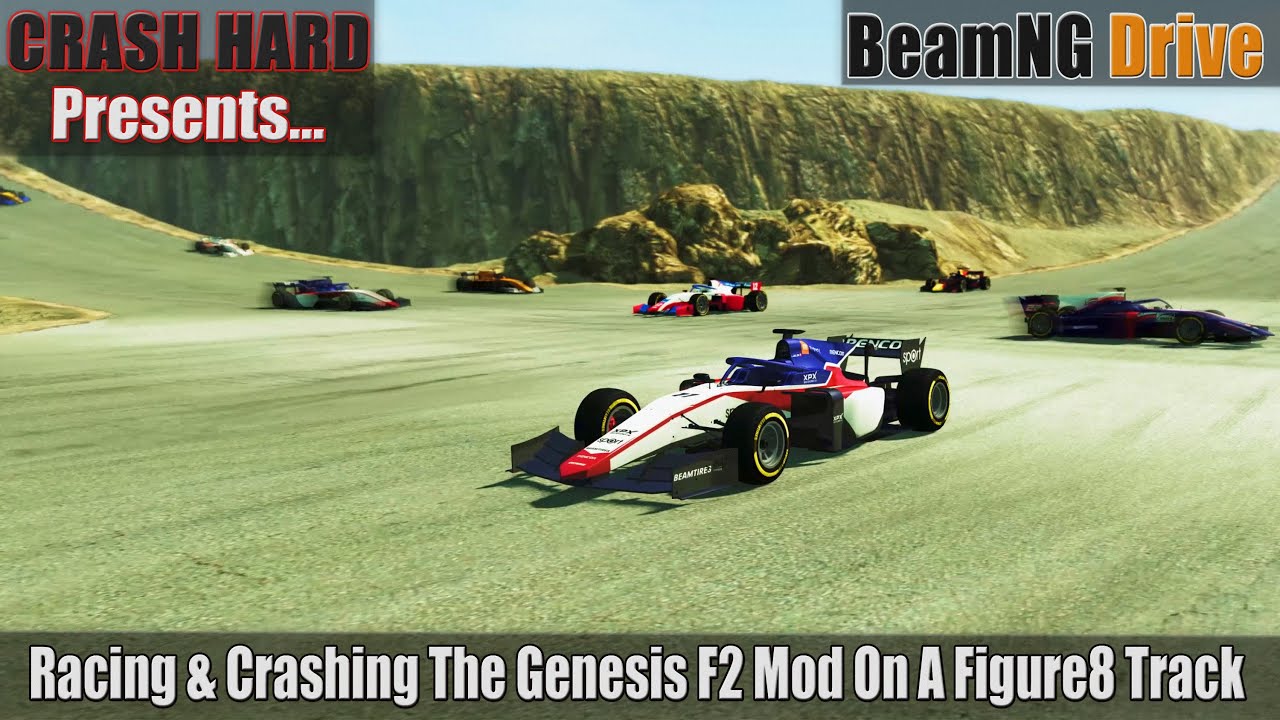BeamNG Drive - Racing & Crashing The Genesis F2 Mod On A Figure8 Track ...