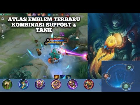 KOMBINASI EMBLEM SUPPORT & TANK ATLAS TERBARU 2023 ️BUILD ATLAS TERBARU ...