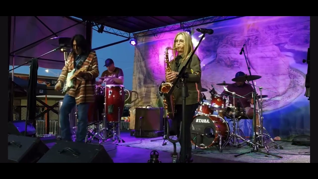 Performing at the music festival in Page, AZ with the Sir Harrison Band ...