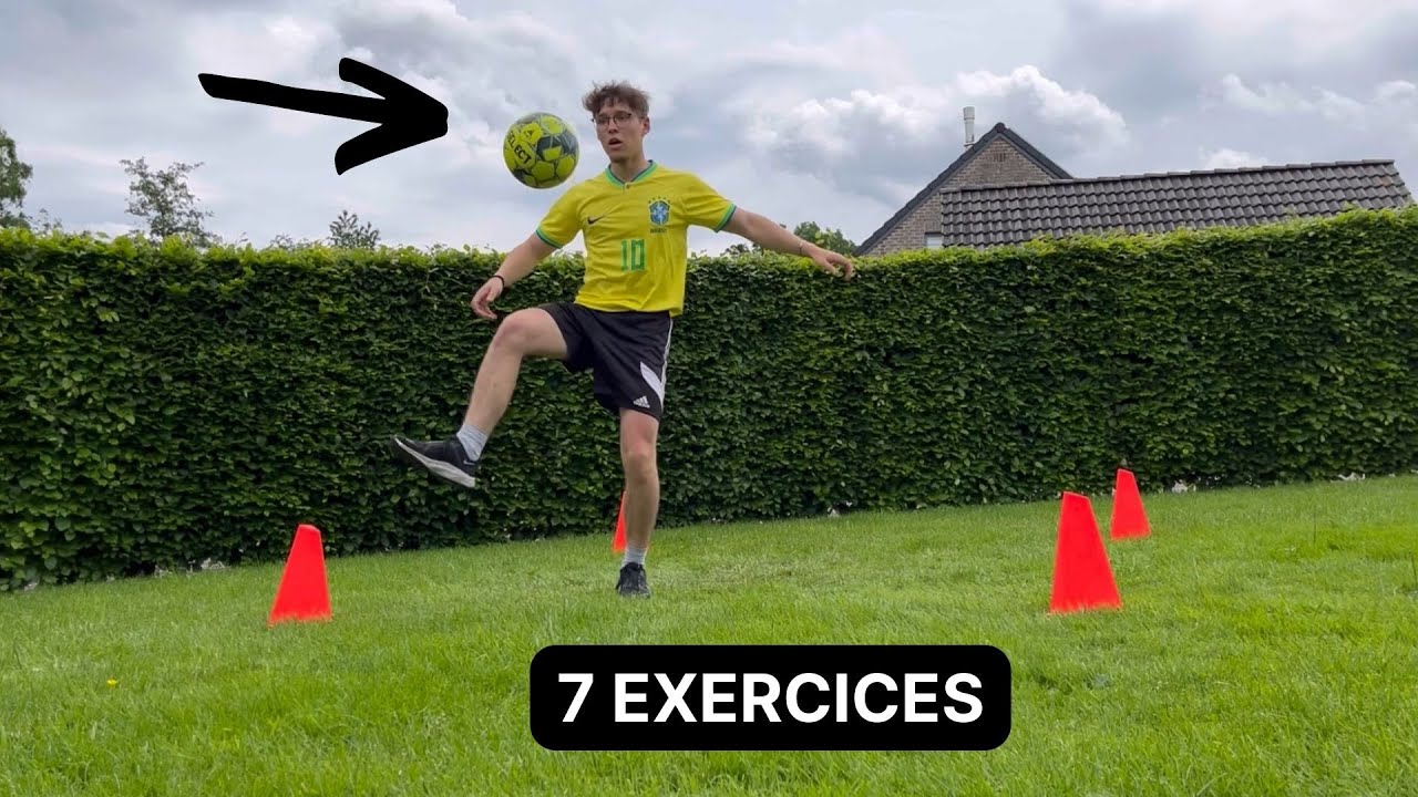 MON ENTRAÎNEMENT TECHNIQUE POUR LE FOOTBALL - YouTube