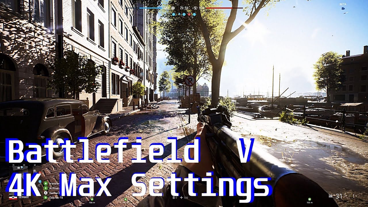 Battlefield V 4K Rotterdam Gameplay max settings | Battlefield 5 Open ...
