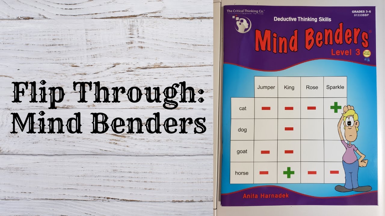 Mind Benders Logic Puzzles Level 3 Book Flip Through - YouTube