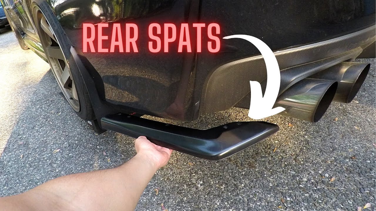 Rear Spats Install on WRX - YouTube