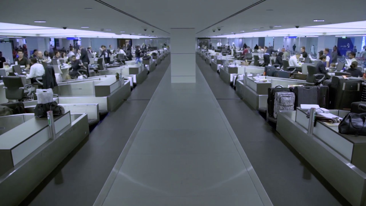 DXB Terminal 1 Check in - YouTube