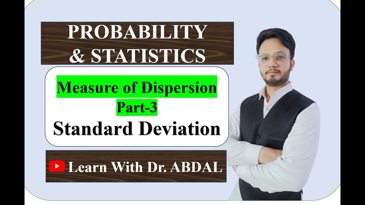 Standard Deviation | Measure of Dispersion | Probability and Statistics ...
