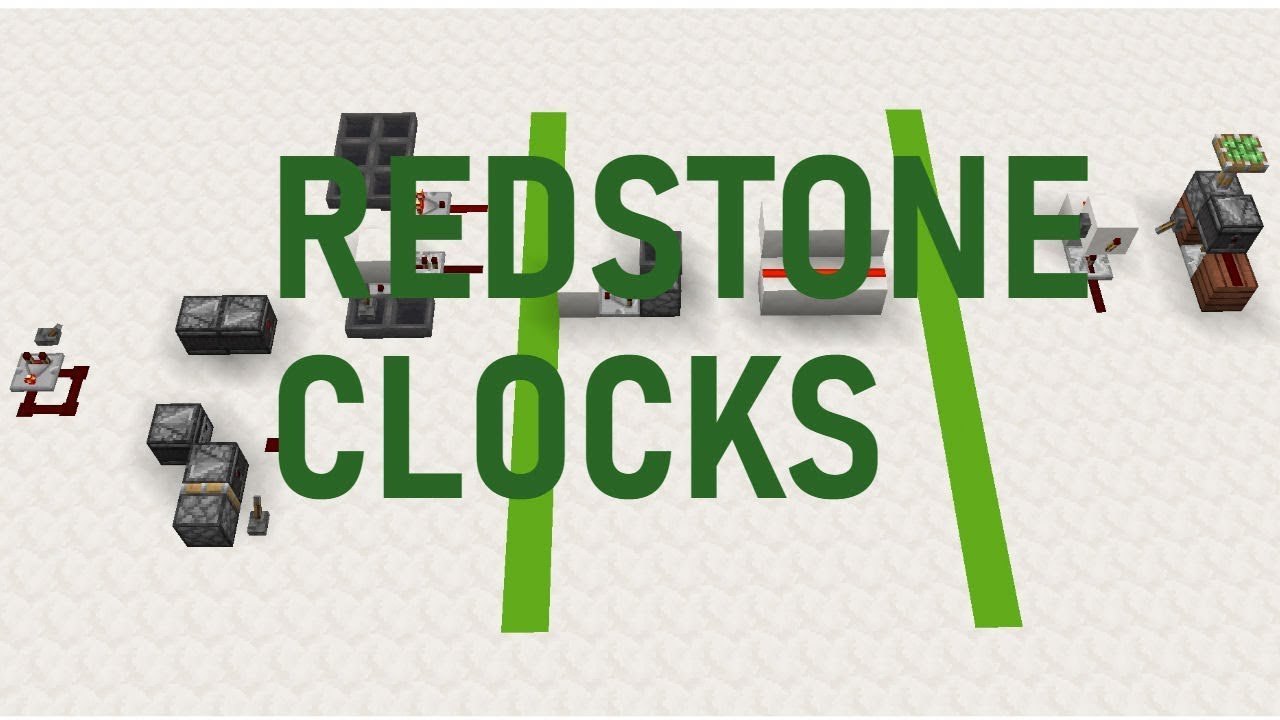 WHAT IS THE BEST REDSTONE CLOCK? | Minecraft Redstone - YouTube