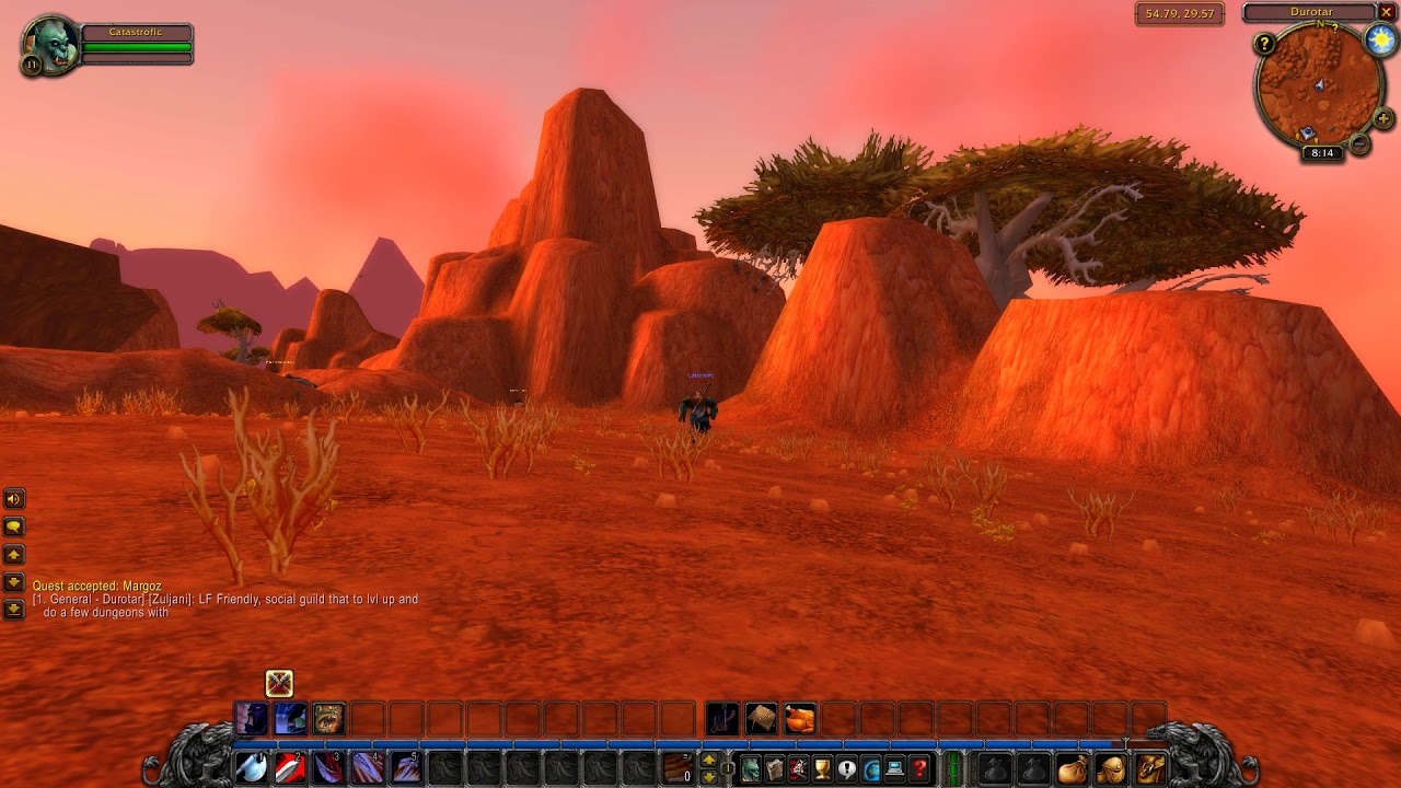 Classic World of Warcraft - Quest 33: Margoz (Orc Warrior) - YouTube